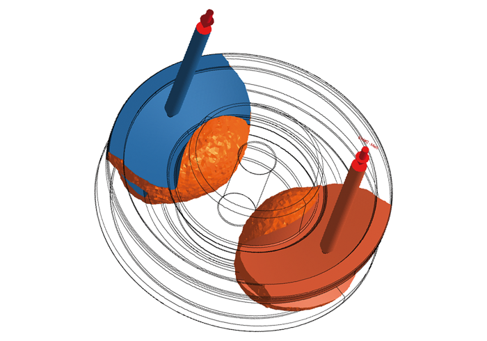 Clever multi-component injection molding - Moldex3D Bi-Injection | Simpatec