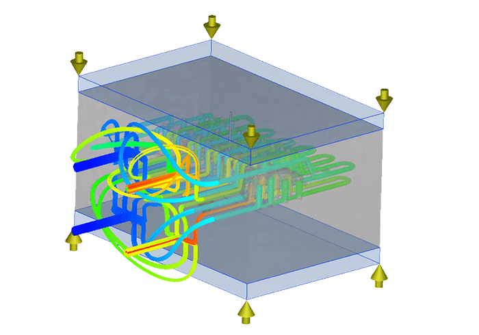 Comprehensive cooling channel simulation | Simpatec