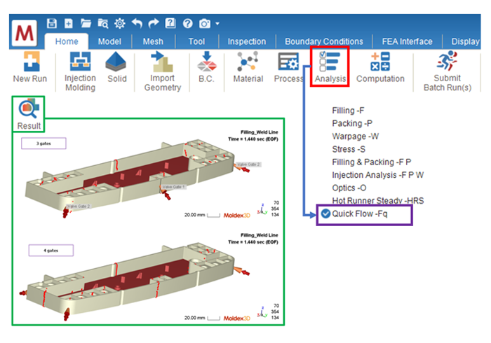 'Quick Flow' - simplified filling analysis with Moldex3D | Simpatec