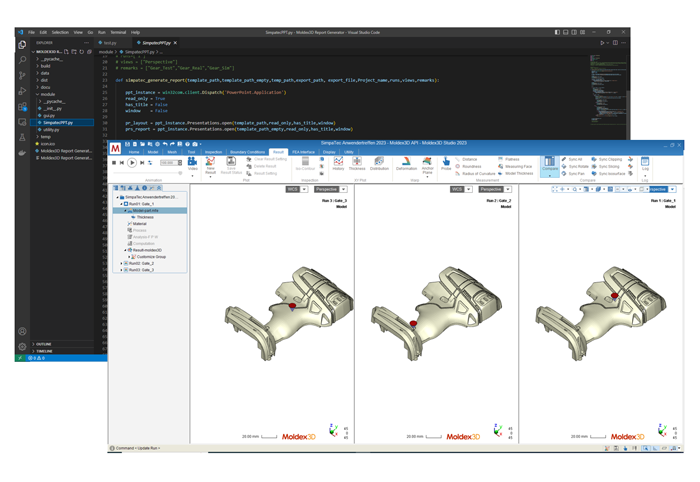 Saving time and effort – with Moldex3D Studio API and its automated ...